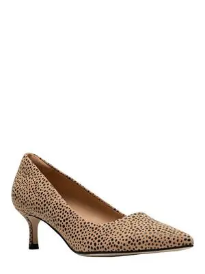 Clarks Zarey Court Pointed-toe Pumps - Animal Print