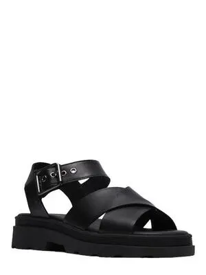 Clarks Orinoco 3 Sandal - Black Leather