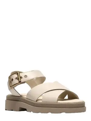 Clarks Orinoco 3 Sandal - Cream Leather