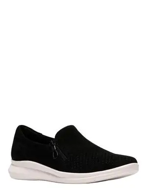 Clarks Lynell Sky Sneakers - Black Nubuck