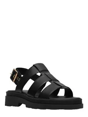 Clarks Orinoco Strappy Sandal - Black Leather