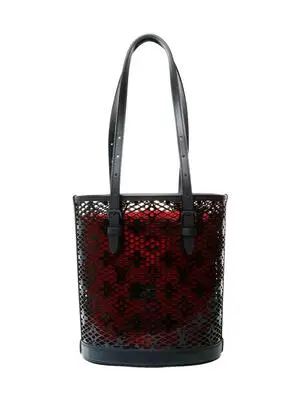 LOUIS VUITTON 2020s Pm Race Laser-cut Tote Bag - Black