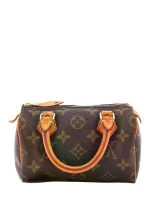 LOUIS VUITTON Speedy Mini Hl Satchel Monogram - Brown