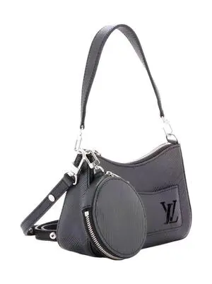 LOUIS VUITTON Marelle Handbag Epi Leather Hobo Bag - Black