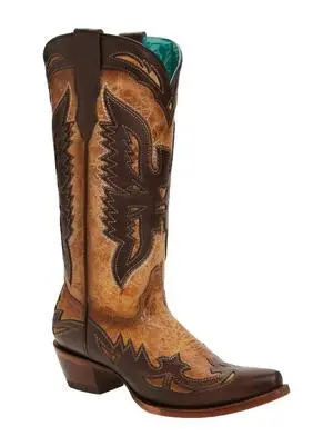 CORRAL Eagle Overlay Western Boot