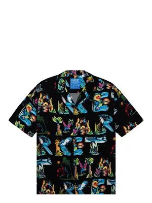 MARKET Island Life Camp Shirt - Black