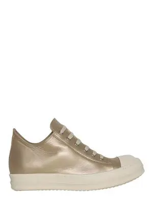 Rick Owens Low Top Sneakers - Gold
