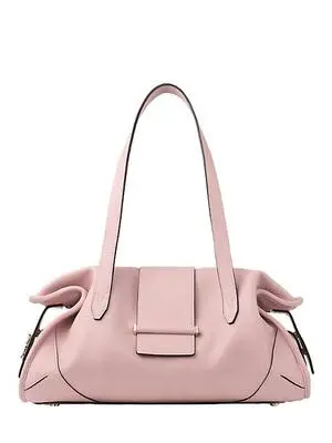JIMMY CHOO Medium Leather Shoulder Bag - Rose/shiny Gold