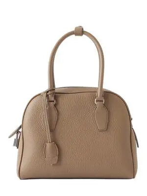 THE ROW India Textured-leather Tote - Brown