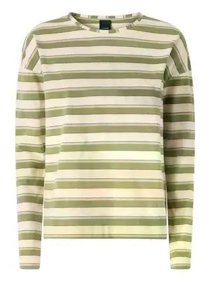 Pinko Striped Long-sleeve Top - Neutrals