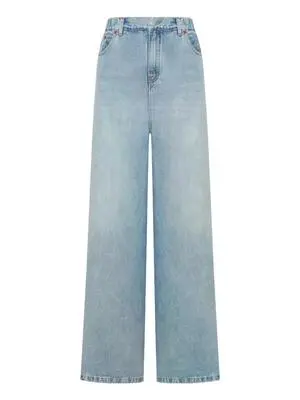 LOIS Flow Wide Denim Jeans - Blue