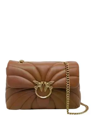 Pinko Love Puff Quilted Shoulder Bag - Brown