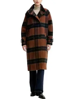 SESSUN Checked Pattern Coat