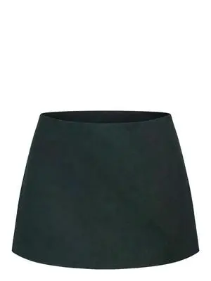 REFORMATION Mia Linen Skort - Green