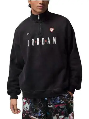 JORDAN Air Flight Hoodie - Black