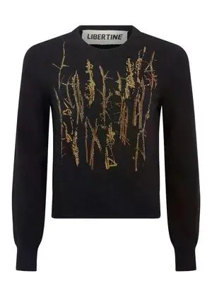 Libertine Embellished Sweater - Black