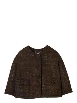 MARC JACOBS Tweed Jacket With Chain Detail