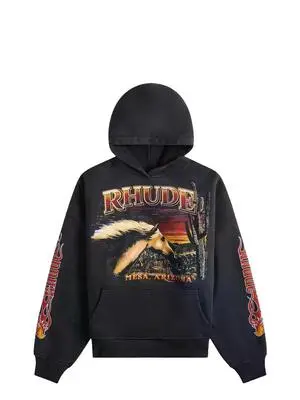 Rhude Mesa Stallion Hoodie - Black