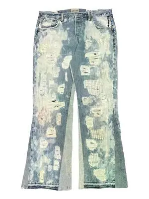 GALLERY DEPT. Los Olivos La Distressed Flared Jeans - Blue