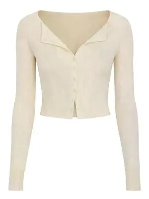 REFORMATION Meadow Cardigan - Neutrals