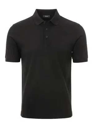 Herno Buttoned T-shirt - Black