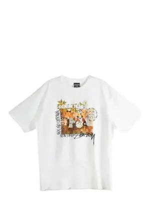 StÜssy X Denim Tears Annie Lee Printed T-shirt - White