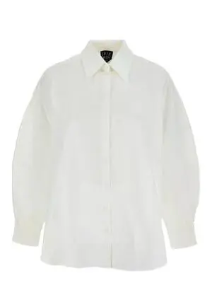 IRIE' Balloon-sleeve Buttoned Shirt - White