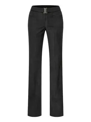 REFORMATION Cherie Straight-leg Trousers - Black