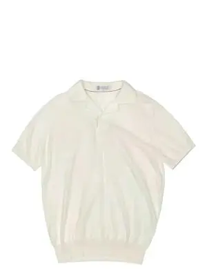 Brunello Cucinelli Cotton Polo Shirt - White