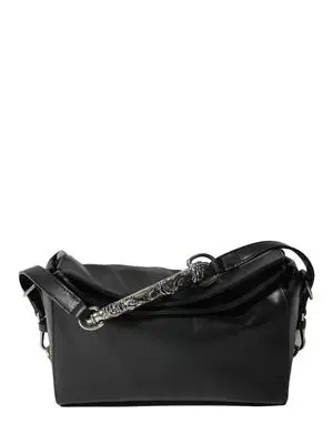 Enfants Riches Déprimés Engraved Handle Shoulder Bag - Black
