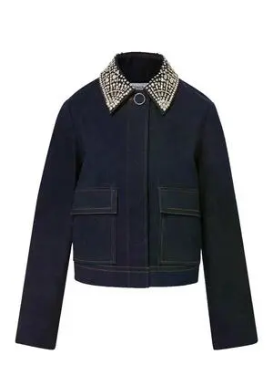Veronica Beard Barrington Denim Jacket - Blue