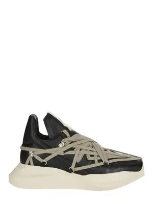 Rick Owens Porterville Megalaced Geth Runner - Black/milk