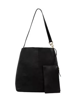 SESSUN Vita Mia Leather Tote Bag - Black