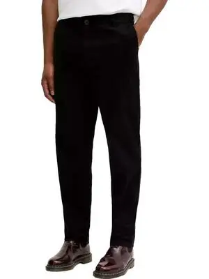 Armani Exchange Logo-plaque Trousers - Black