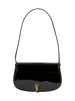 Saint Laurent Mini Voltaire Leather Shoulder Bag - 1000 Noir