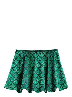 CITY THREADS Printed Circle Skirt - Elf Mermaid Sparkle
