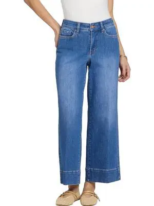 NYDJ Teresa Wide-leg Ankle Jeans - Blue Paradise