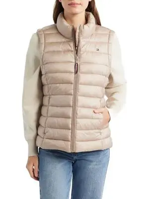Tommy Hilfiger Quilted Packable Vest - Champagne