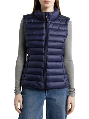 Tommy Hilfiger Quilted Packable Vest - Navy