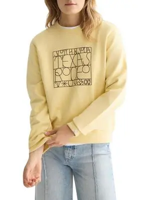 Scotch & Soda Cotton Graphic Sweatshirt - Parsnip