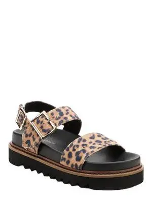 KELSI DAGGER BROOKLYN Platform Sandals - Summer Leopard