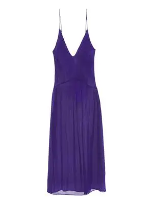 Araks Cadel Slip Dress - Purple