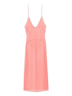 Araks Cadel Knee-length Silk Slip - Pink