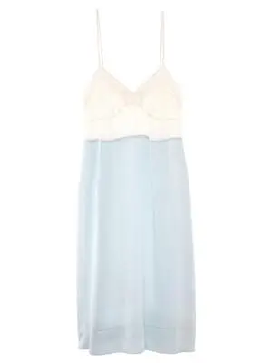 Araks Ingrid Silk Slip Dress - Blue