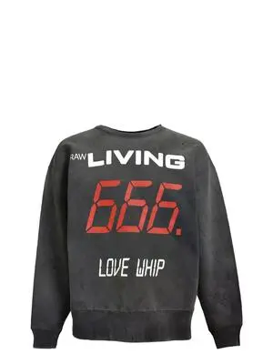SAINT MXXXXXX Printed Sweatshirt - Black