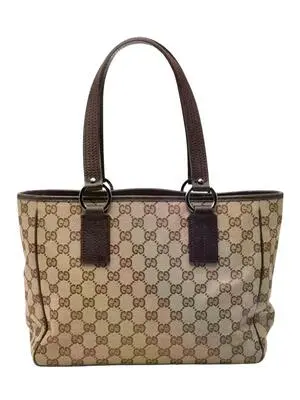 Gucci Gg Canvas Tote Bag - Brown