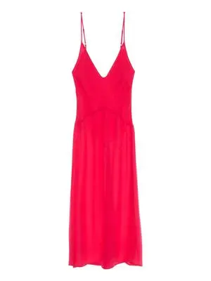 Araks Cadel Slip Dress - Red