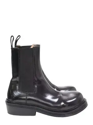 Bottega Veneta Leather Chelsea Boots - Black