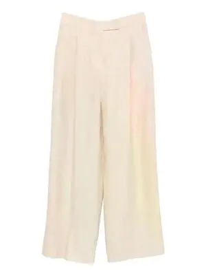 Eleventy Button-closure Trousers - Neutrals