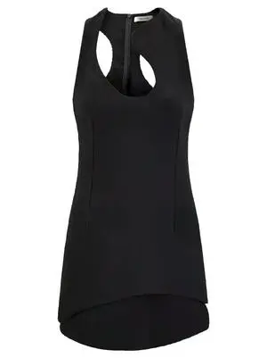FERRAGAMO Cut-out Sleeveless Dress - Black